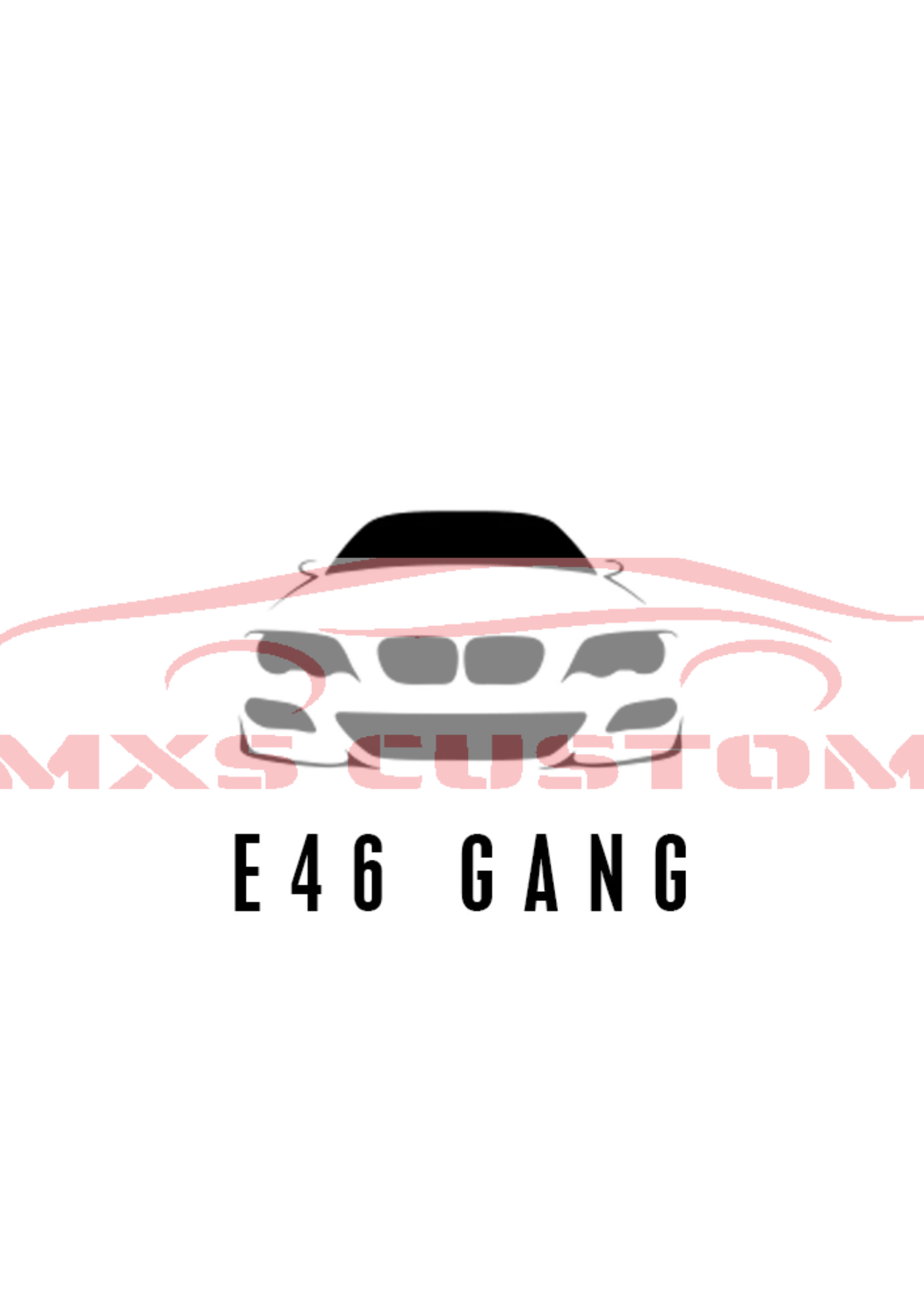 Sticker BMW E46