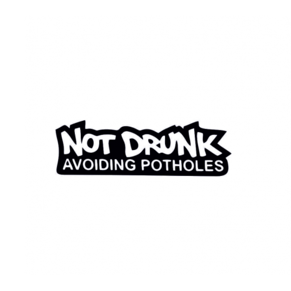 Sticker AVOIDING POTHOLES